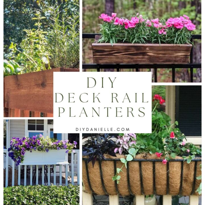 Elevate Your Curb Appeal With Beautiful DIY Deck Rail Planters