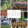 Elevate Your Curb Appeal With Beautiful DIY Deck Rail Planters