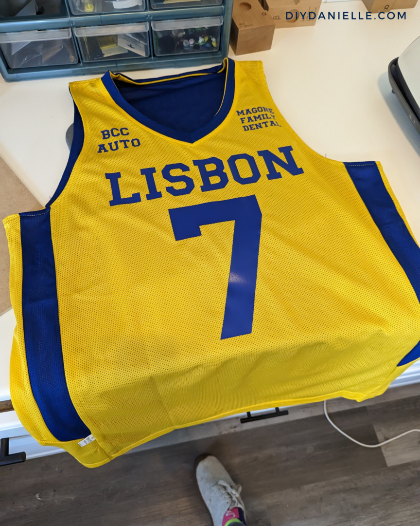 Design Custom Basketball Jerseys with the Cricut Maker - DIY Danielle®
