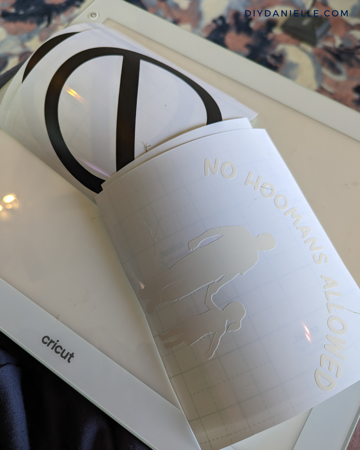 No Hoomans Sign for Animal Cage - DIY Danielle®