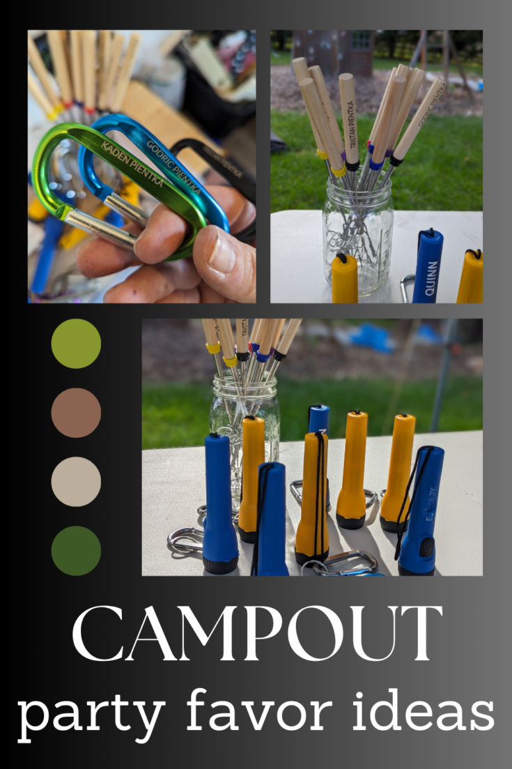 Camping Party Favors: Practical Gifts for an Outdoor Sleepover