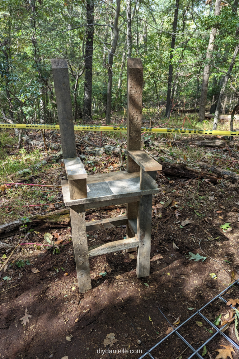 DIY Electric Chair Prop: Halloween Decoration Made of Scrap Wood