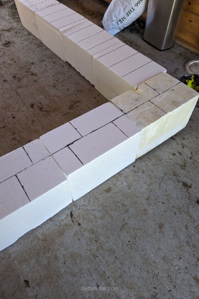 DIY Cemetery Archway with Foam Blocks - DIY Danielle®