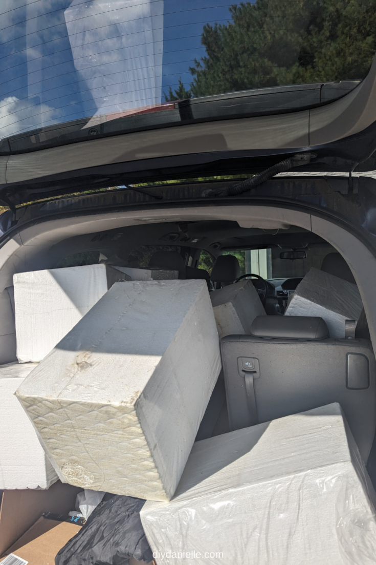 DIY Cemetery Archway with Foam Blocks - DIY Danielle®