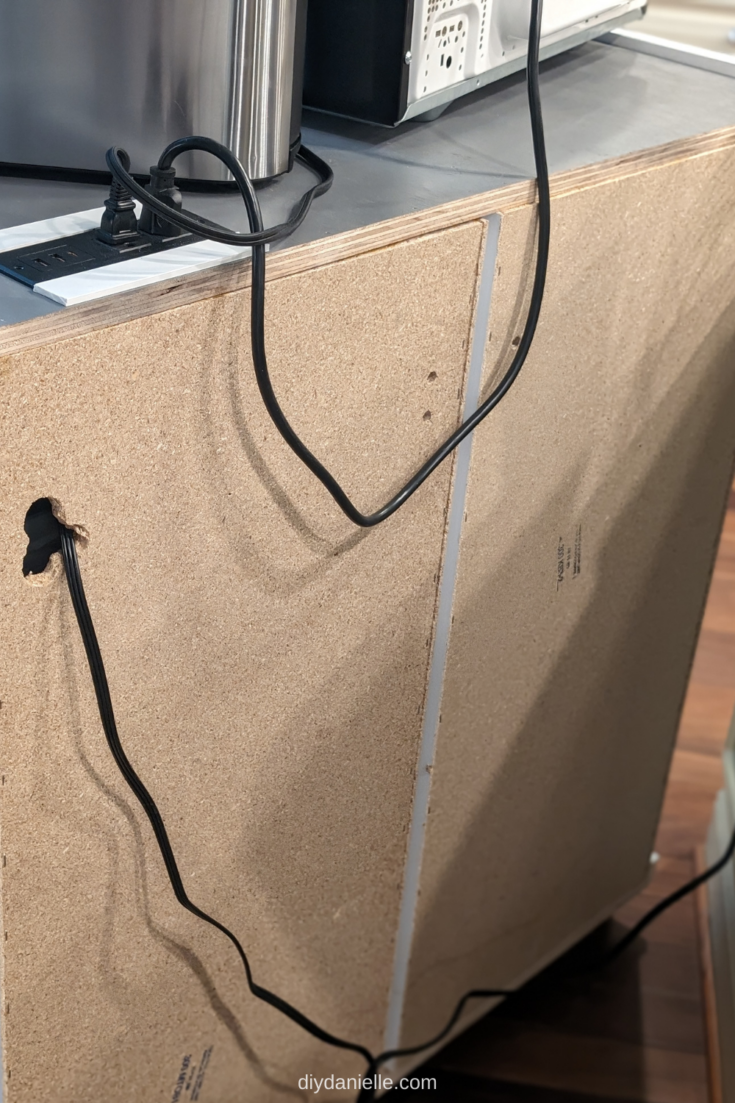 DIY Microwave Cart: With Extra Kitchen Storage Space! - DIY Danielle®