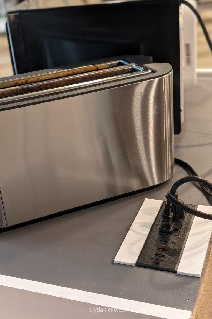 DIY Microwave Cart: With Extra Kitchen Storage Space! - DIY Danielle®