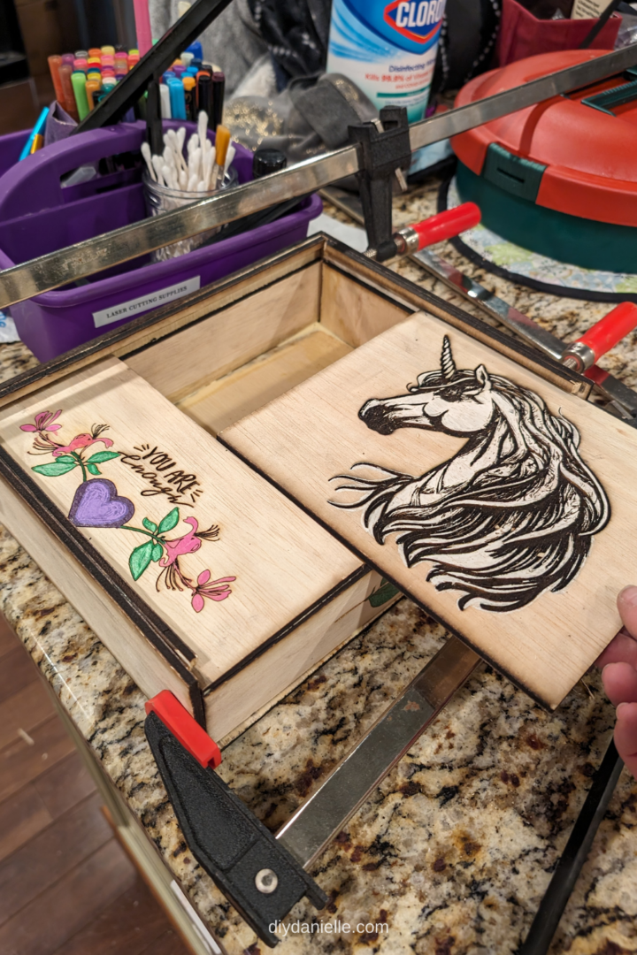 Making a DIY Memory Box with a Laser Cutter - DIY Danielle®