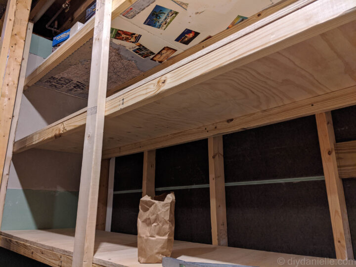 Maximize Your Space: DIY Basement Storage Shelves - DIY Danielle®