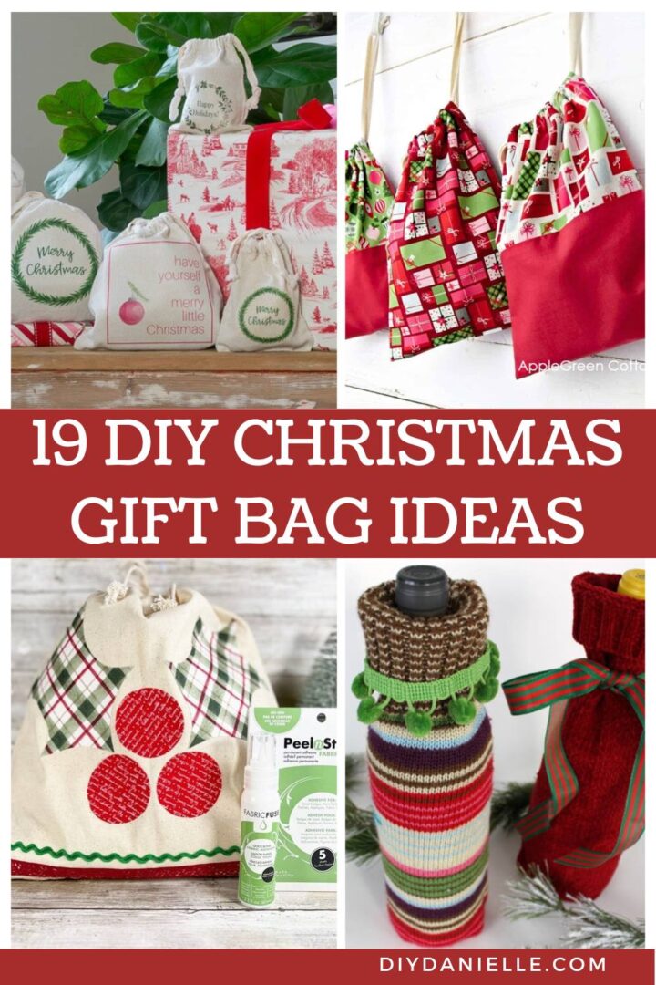 19 DIY Christmas Gift Bag Ideas - DIY Danielle®