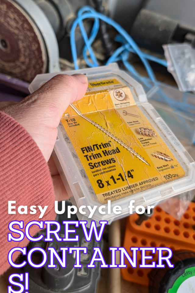 Clever Screw Container Upcycle: DIY Storage Bins for Small Items - DIY ...