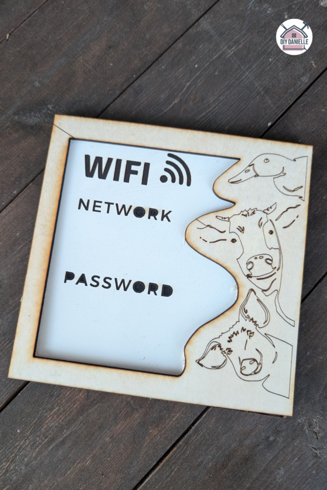 DIY WiFi Password Sign: Stylish and Functional Home Accessory - DIY ...