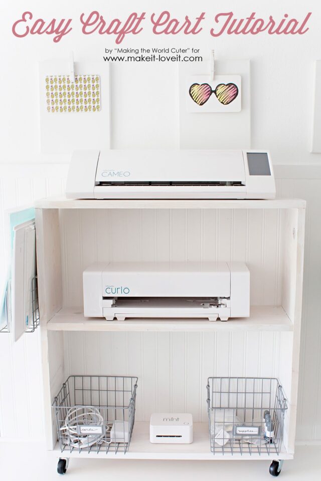 15+ DIY Craft Storage Carts - DIY Danielle®