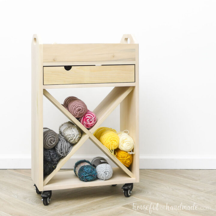 15+ DIY Craft Storage Carts - DIY Danielle®