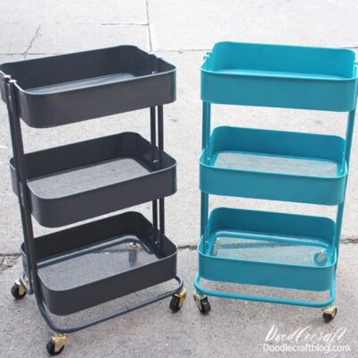 15+ DIY Craft Storage Carts - DIY Danielle®