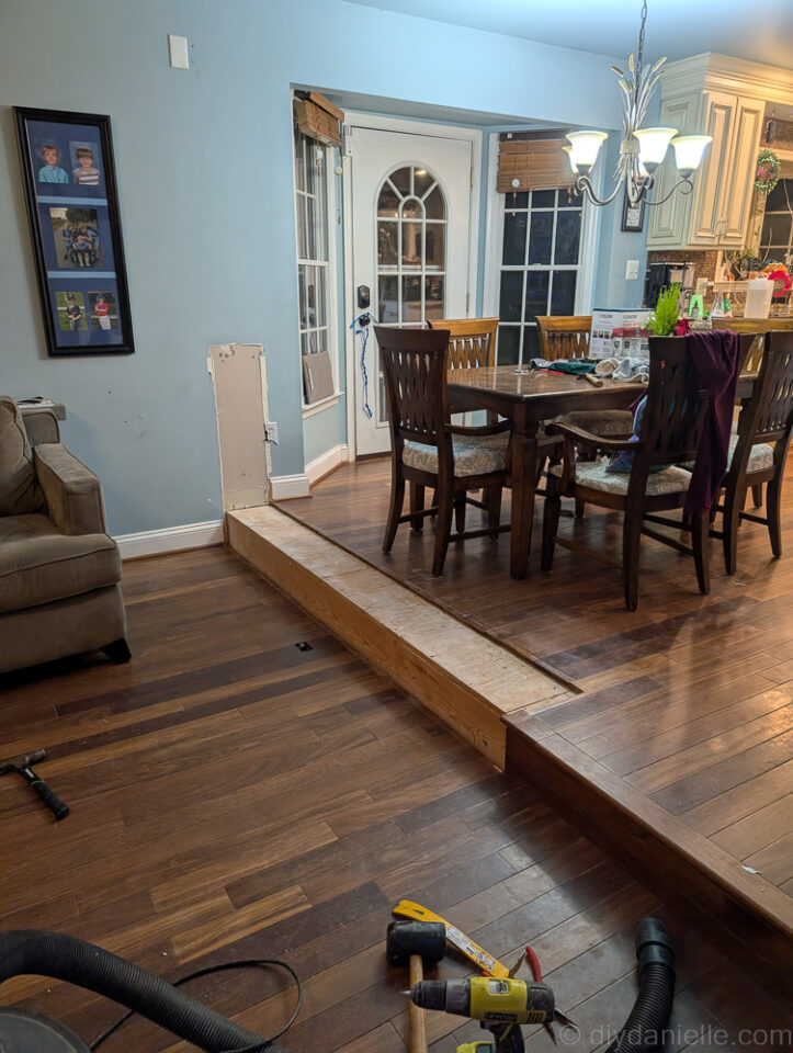 How to Remove a Half Wall - DIY Danielle®