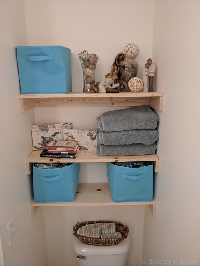 Bath Shelves: Best Over the Toilet Storage - DIY Danielle®