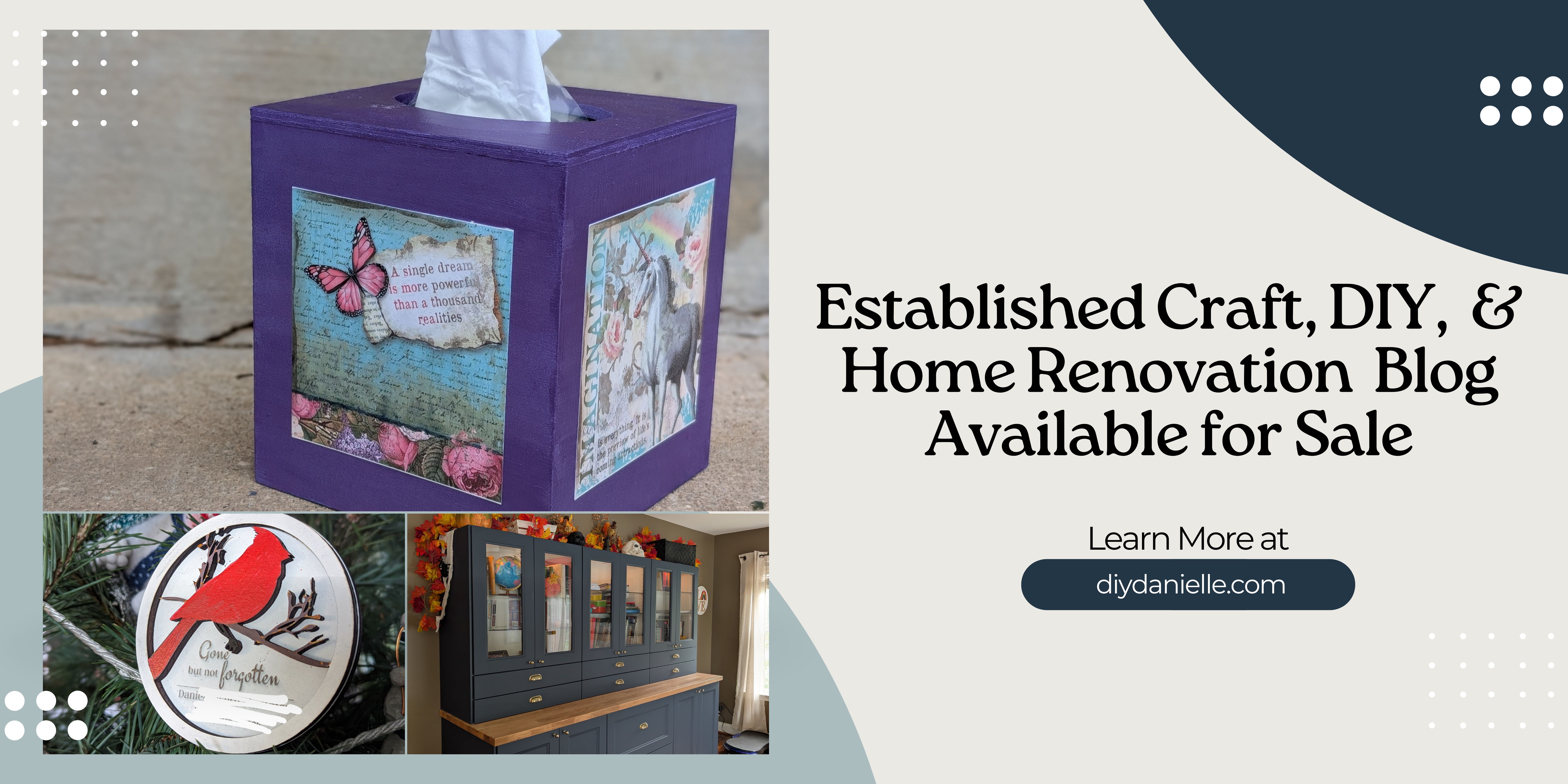DIY & Craft Website for Sale: DIYDanielle.com - DIY Danielle®